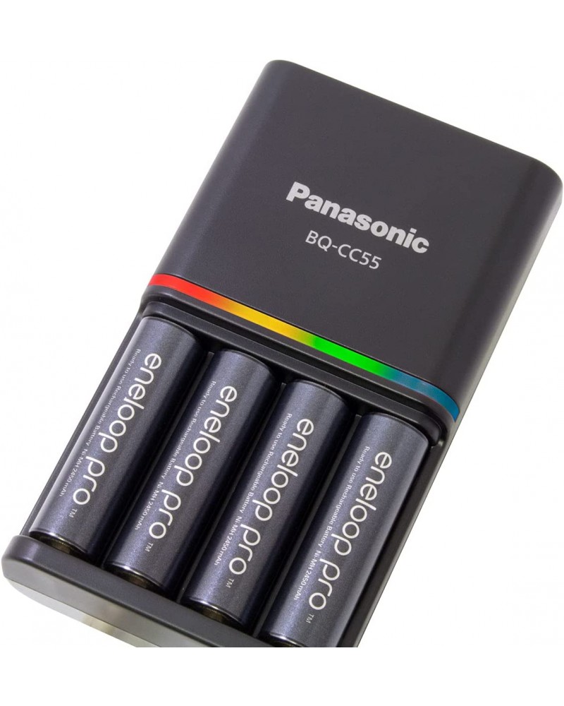 Panasonic Eneloop Pro 4 Aa Rechargeable Battery With Charger